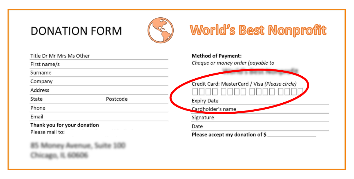Are your donation reply cards secure? - Mayes Wilson | Mayes Wilson